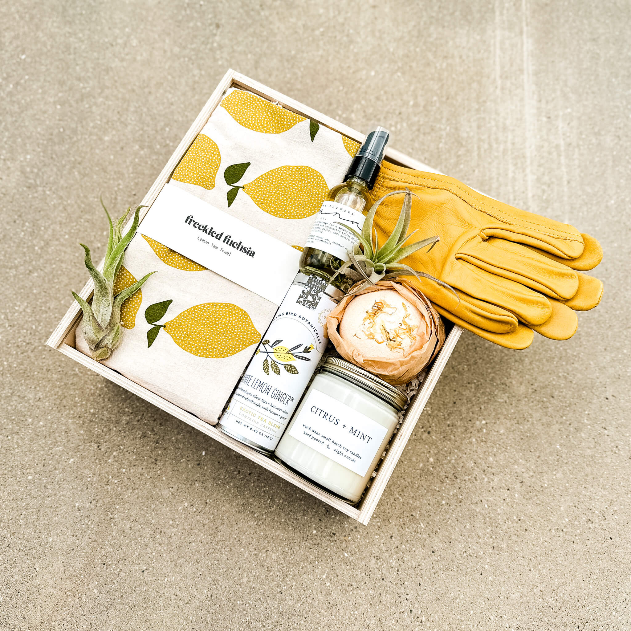 Lemon Glow Gift Box - Customizable Gifts for Her – Paloverde Botanicals